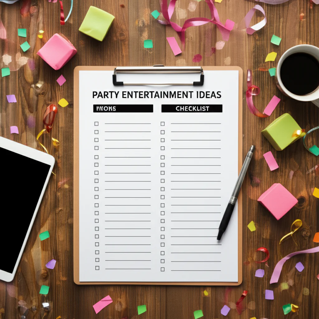 50 Party Entertainment Ideas Checklist 🎉 (2026 Edition) - Party Plan ...