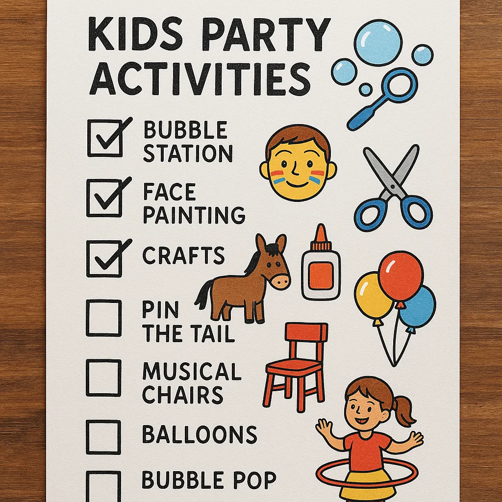 15 Must-Have Kids Party Activities Checklist for Unforgettable Fun 🎉 ...